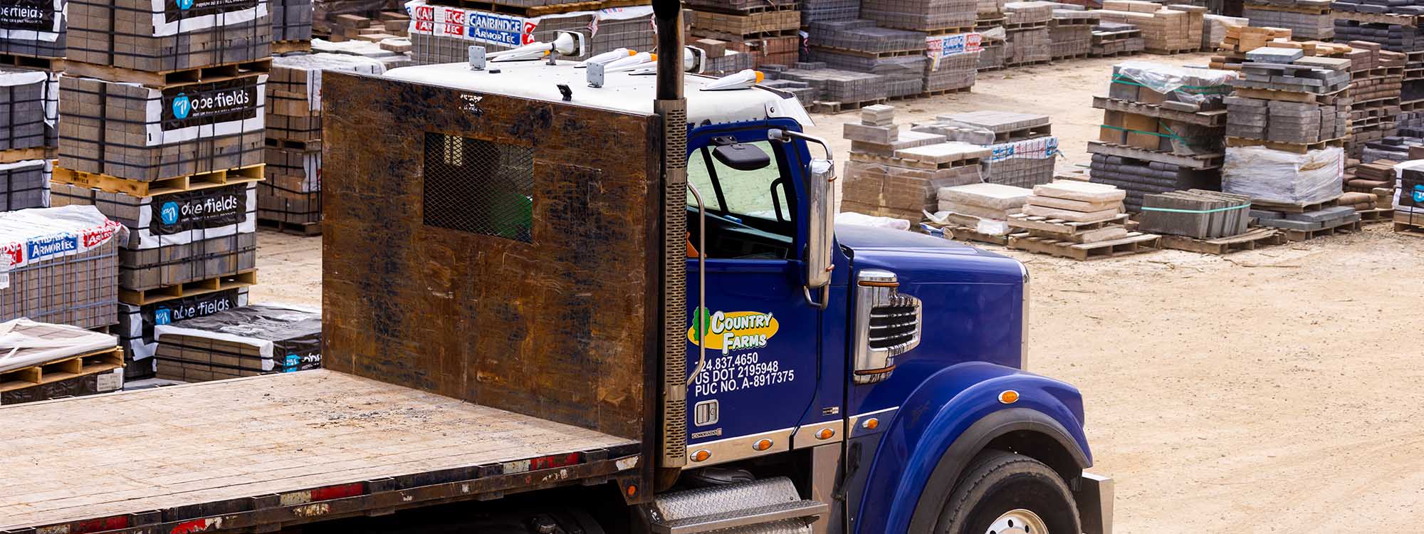 Wall & Walkway Materials - Country Farms